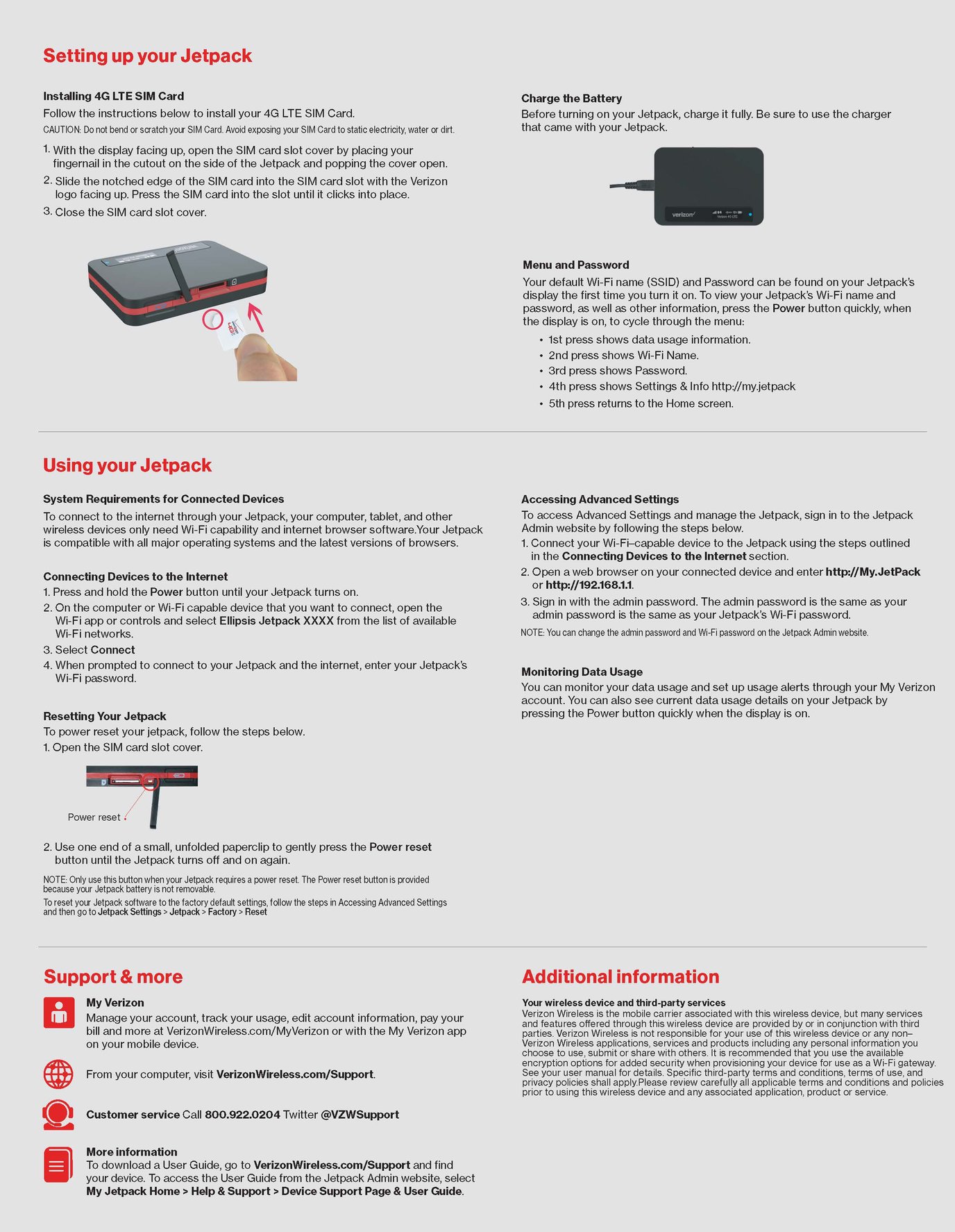 Verizon Hotspot Usage Guide